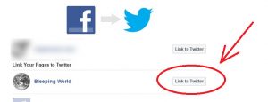 How To Link Facebook to Twitter Posting – Bleeping World