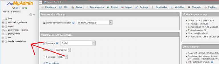 How To Delete phpMyAdmin Database - Bleeping World