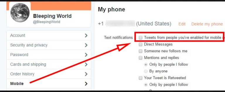 How To Turn On Tweet Notifications On Twitter - Bleeping World